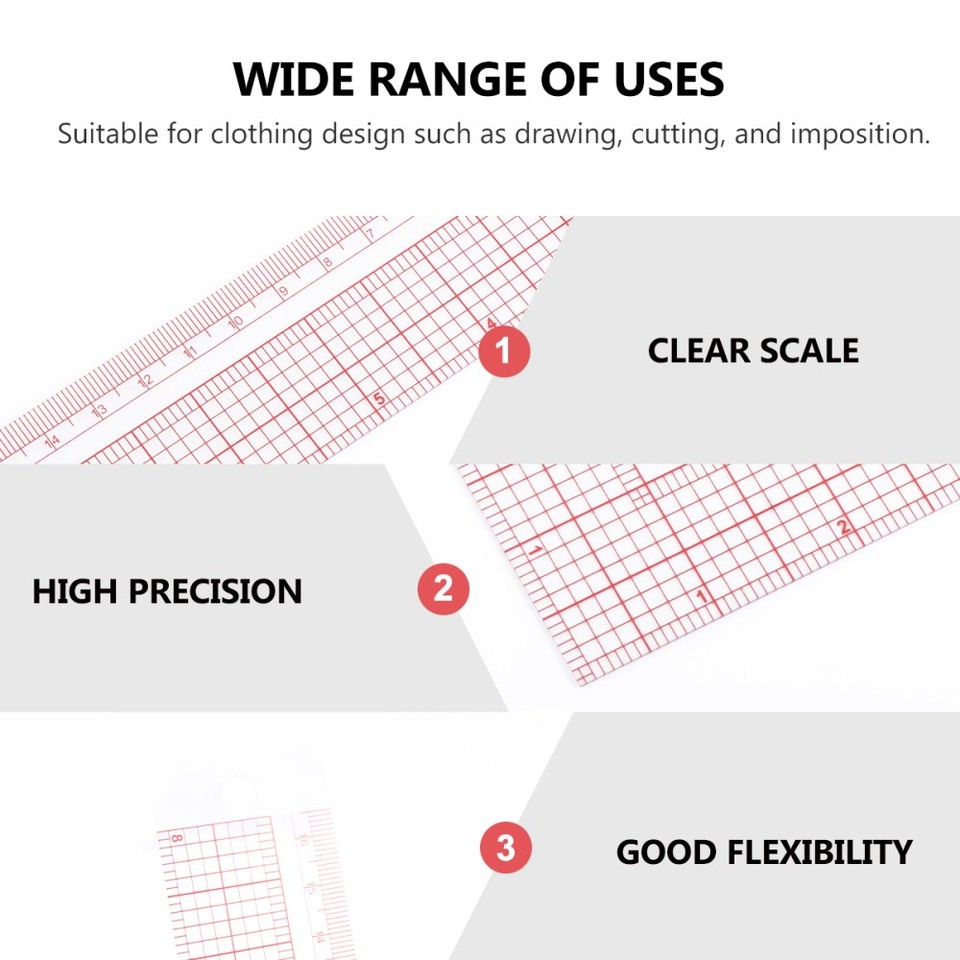 1pc Sewing Measuring Rulers Sleeve Clothing Yardstick L-Square Ruler | eBay