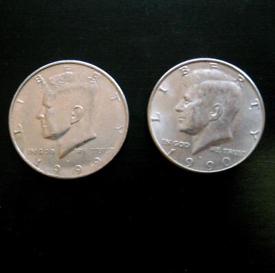 2 Coin Set Expanded Shell Magic Trick US Head Heads Half Dollar Coin | eBay