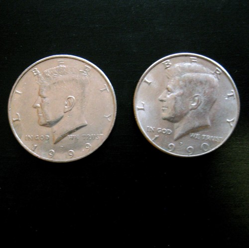2 Coin Set Expanded Shell Magic Trick US Head Heads Half Dollar Coin | eBay