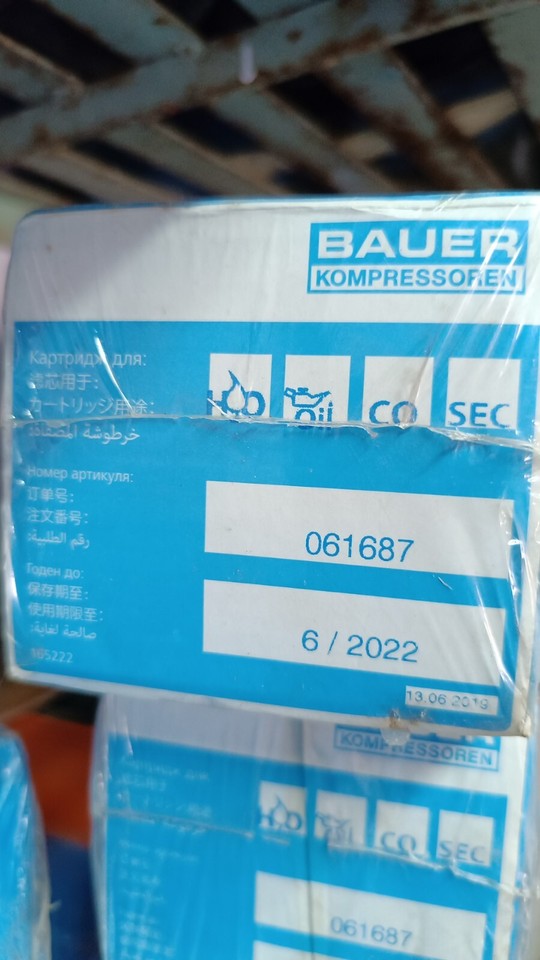 Bauer compressor filter cartridge for p41 Securus BAUER 061687 SIZE 18. ...