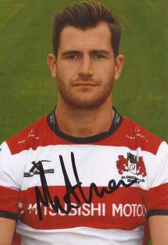 GLOUCESTER RUGBY UNION: MARK ATKINSON SIGNED 6x4 PORTRAIT PHOTO+COA | eBay