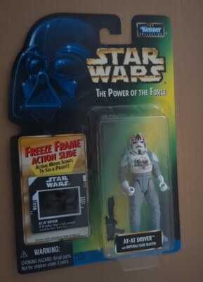 Star Wars PotF AT-AT Driver With Freeze Frame Action Figure Kenner 1998 ...