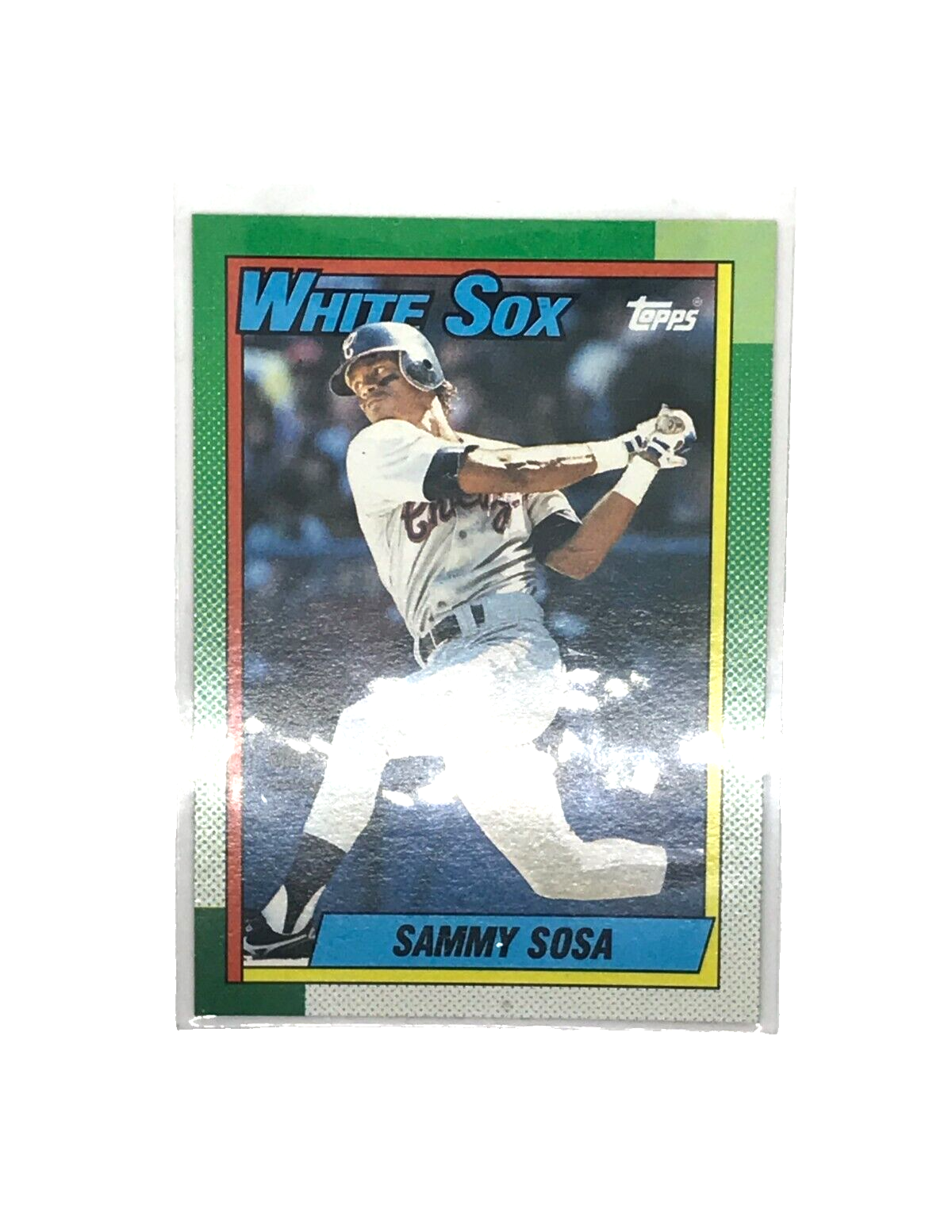 Error Card 1990 Topps Baseball Card #692 Sammy Sosa White Sox - DOB ...