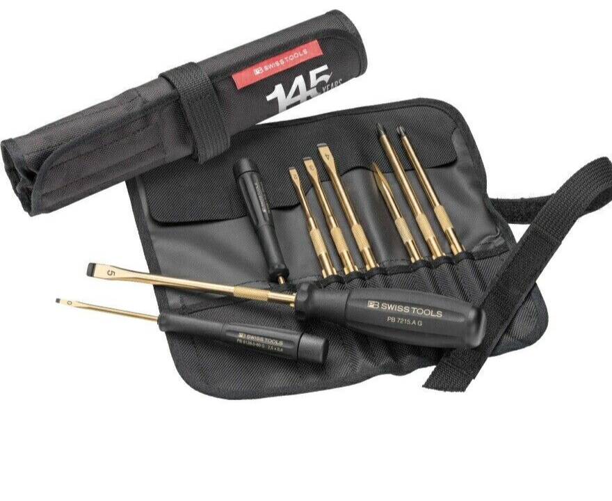 Pb Swiss Evo PB PB 225 Tool Roll-Up Set 9 Piece - Haus Of Tools Swiss Tools
