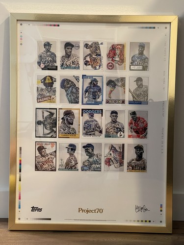 Topps Project 70 Lauren Taylor Artist Poster FRAMED PLUS Error | eBay