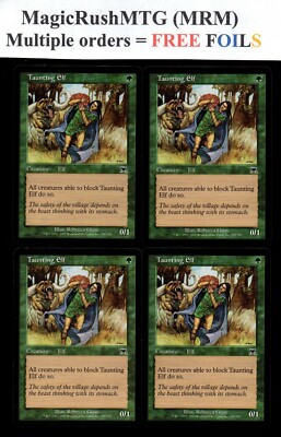 *MRM* ENGLISH 4x Elfe Moqueur - Taunting Elf MTG ONS | eBay
