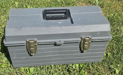 Vintage Contico Tuff-E Tuff Box 19" w/ Tray Utility Tool Box Made in ...