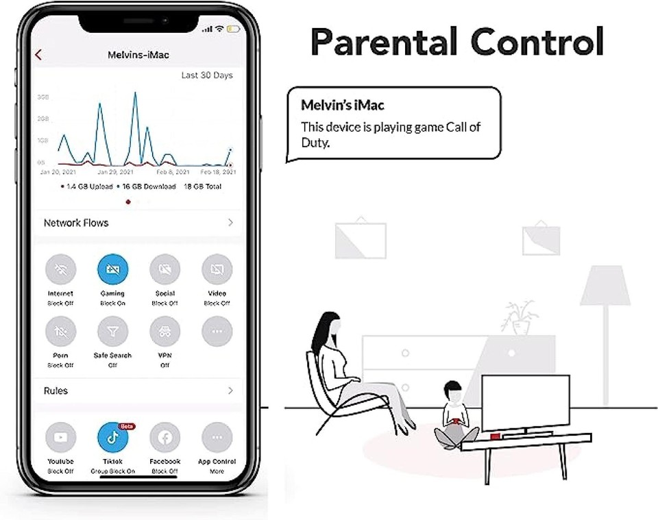 Firewalla Purple SE WiFi Cyber Security Firewall for Home Business VPN ...
