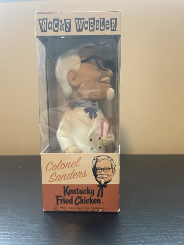 Funko Wacky Wobbler 7" Colonel Sanders Bobblehead 2001 Kentucky Fried ...