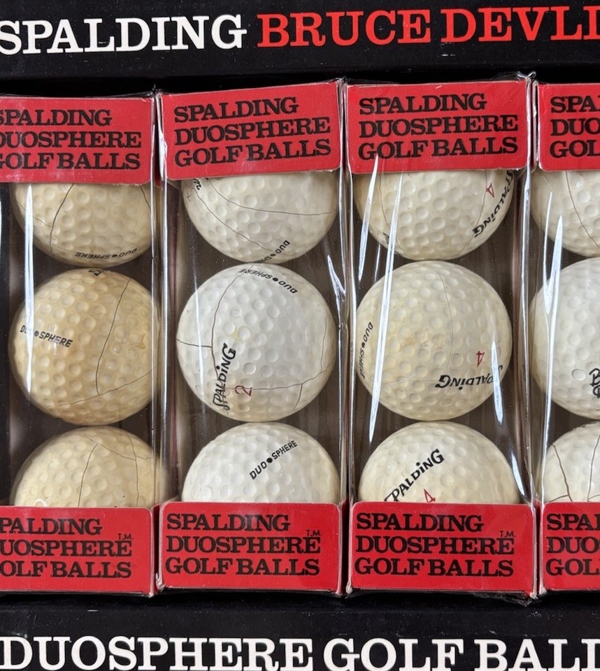 One Dozen Spalding Bruce Devlin Signature Golf Balls Unused | eBay
