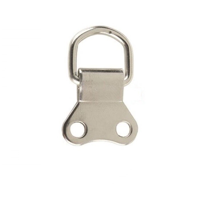 Double D Rings Nickel Platted 33mm Screws Picture Framing Frame Hanging ...