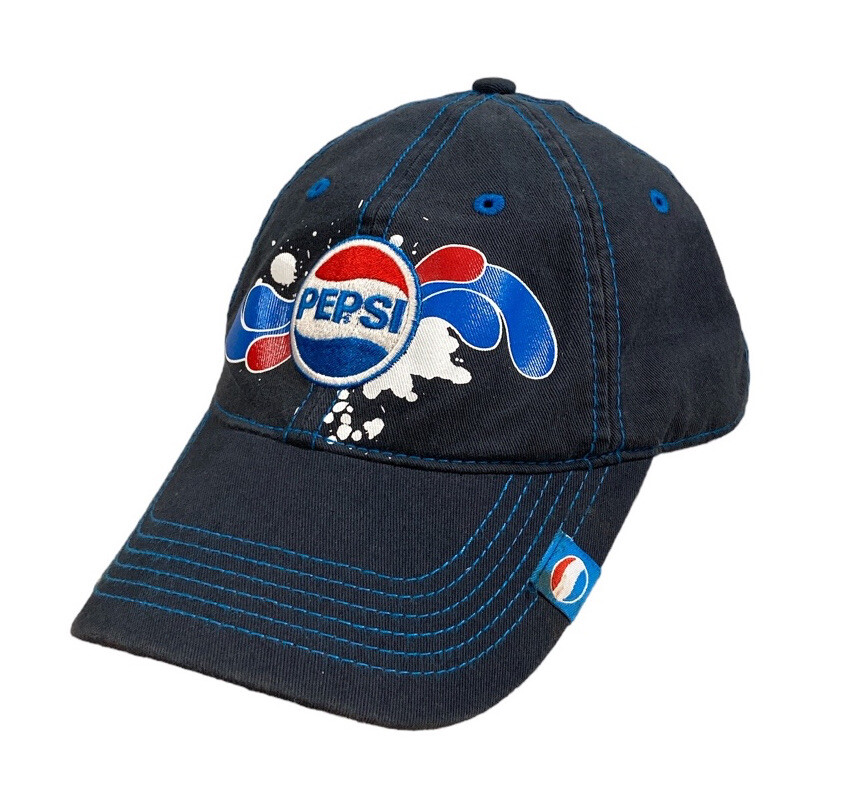 Pepsi Co Pepsi 2007 Strapback One Size Adjustable Ball Cap/Hat Blue | eBay