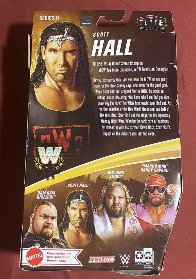 Scott Hall WWE Elite Legends Series 11 WCW NWO Wolfpac NEW | eBay