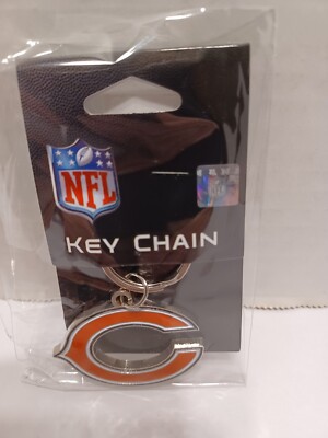 Chicago Bears chrome logo key chain | eBay