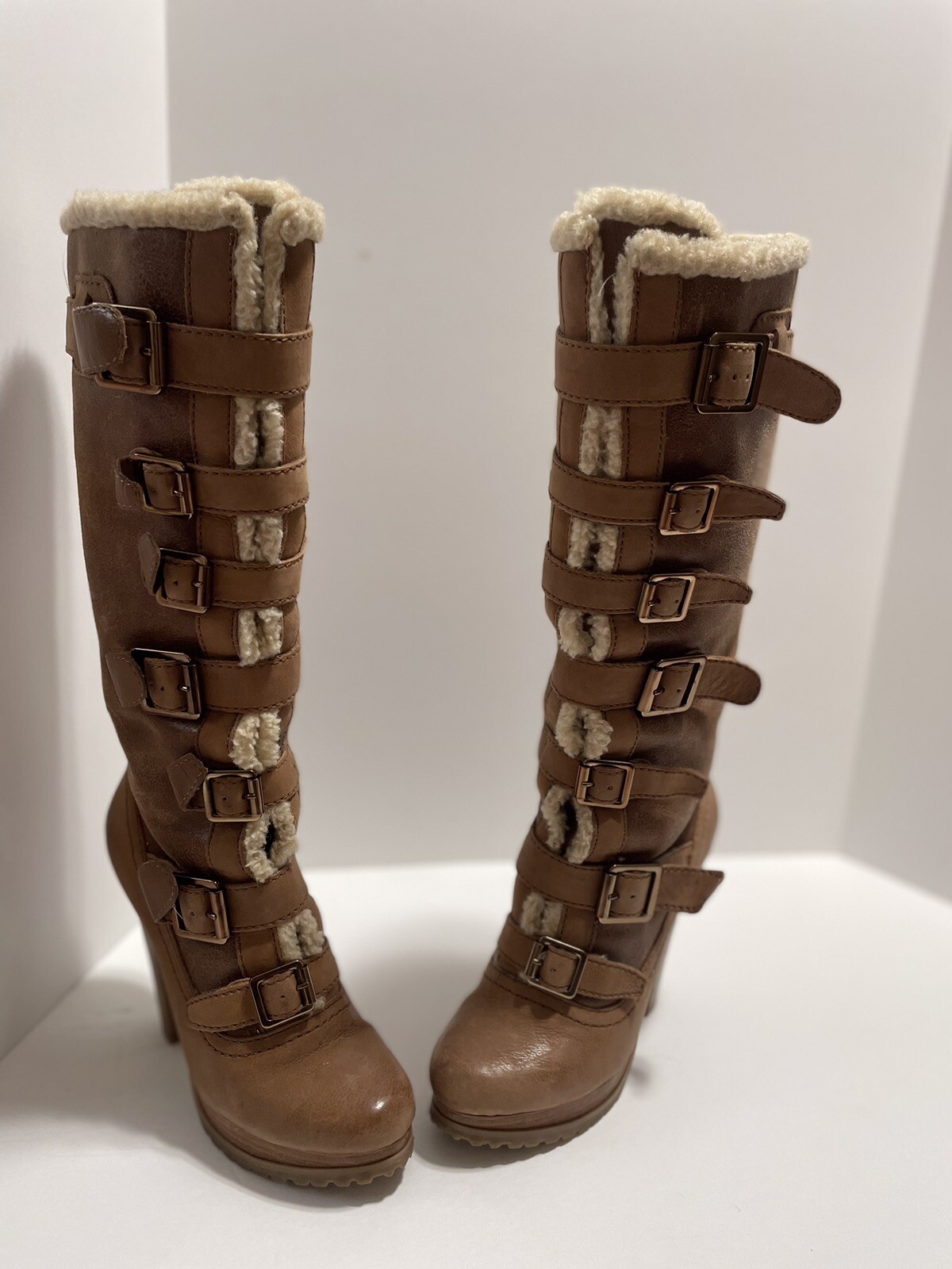 Womens REPORT FOOTWEAR ARMSTRONG BOOT-Brown-Size 6 - Gem