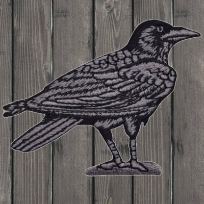 Raven Embroidered Patch — Iron On | eBay