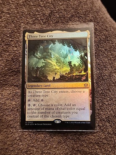 MTG Bloomburrow *FOIL* R Three Tree City #0260 | eBay