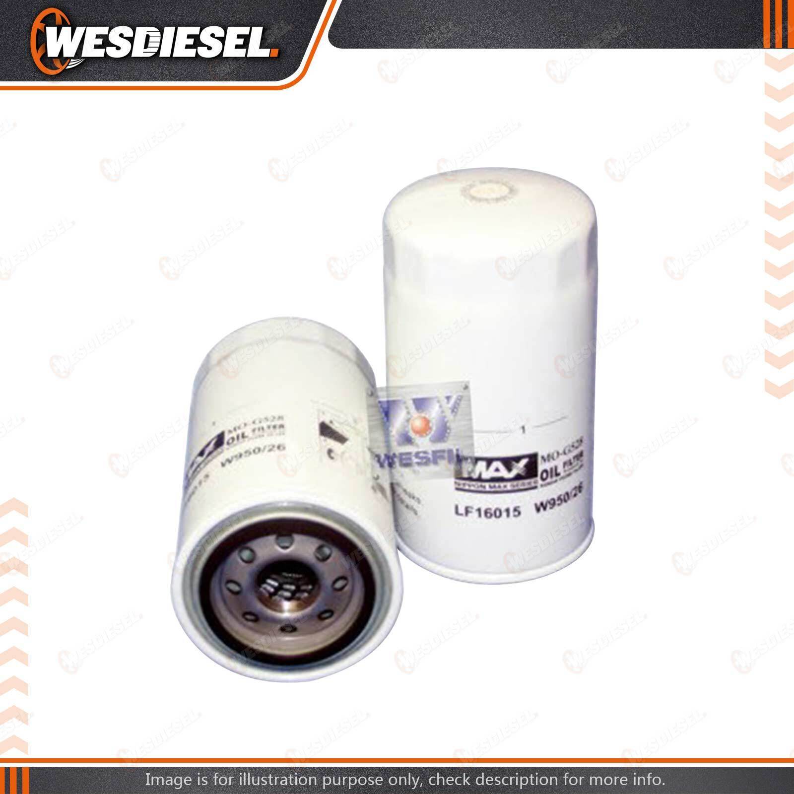 Wesfil Oil Filter fits Iveco Eurocargo ML100 120 150 180 5.9L TD 6Cyl ...