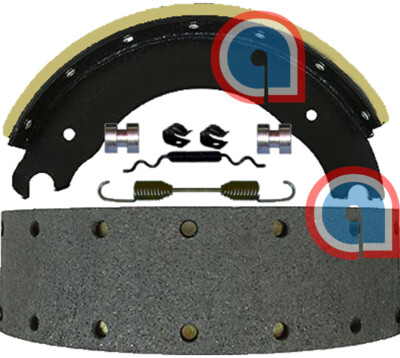 1308Q 15"x4" Front Brake Shoe Box Kit 23K Lining 2 shoes+1 kit | eBay