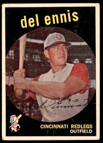 1959 Topps #255 Del Ennis Very Good Reds ID:191909 | eBay