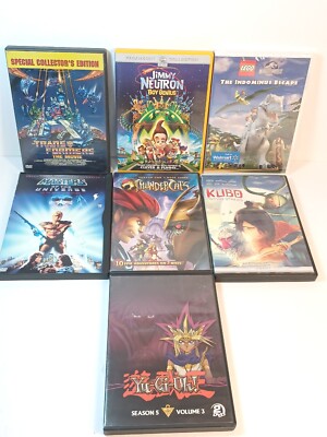 Lot of 7 Animated Boys Kids Movies DVD Children’s Adventure | eBay