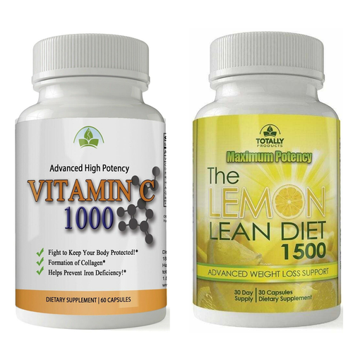 Vitamin C Immune Health & Lemon Lean Diet Weight Loss Support Dietary Supplement | eBay