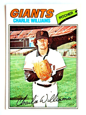 Charlie Williams #73 Topps 1977 Baseball Card (San Francisco Giants ...