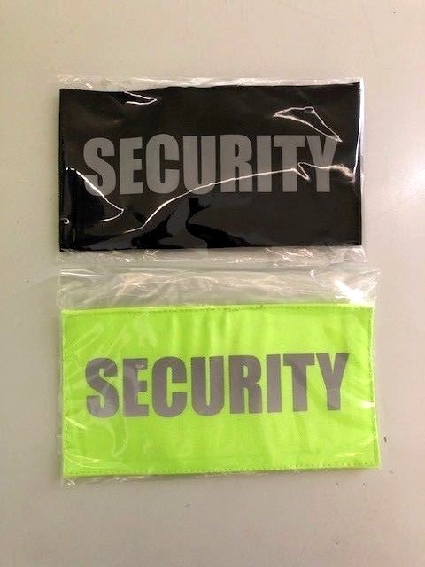 Reflective Patches: 3 x CUSTOMISED Patches Black or Hi-Vis Yellow ...