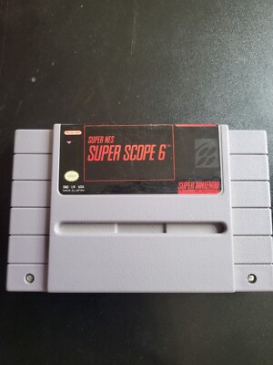 Super Nes Super Scope 6 Super Nintendo Entertainment System SNES Video ...