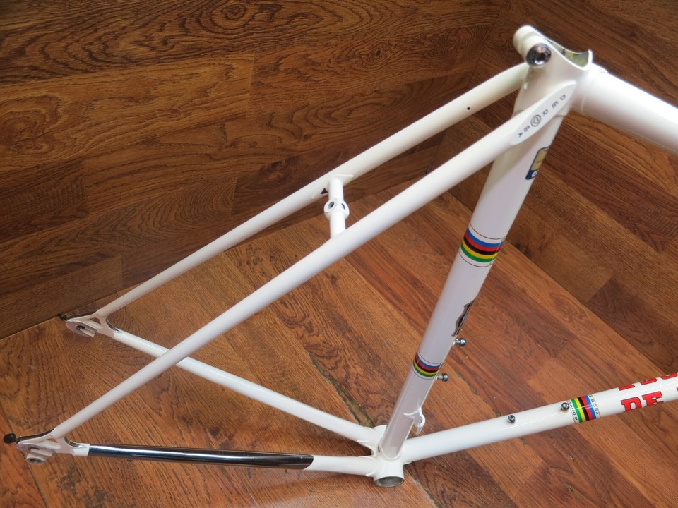 NOS VINTAGE DE ROSA REPLICA 65 LUGGED COLUMBUS STEEL BIKE FRAME SET 54 ...