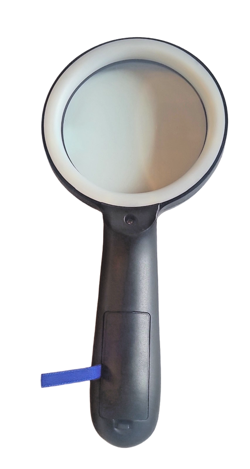 Magnifying Glass with 12 LED Light Source-10X Magnifier-Black/White-9 ...