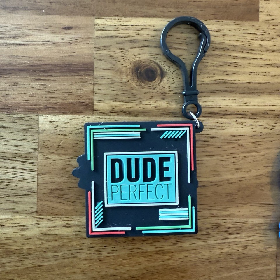 Lot Of 2 Dude Perfect Bag Charm Keychain Wheel Unfortunate Cool Not ...