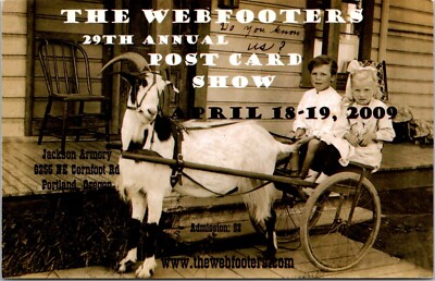Portland Oregon OR Webfooter's Post Card Show Jackson Armory 2009 ...