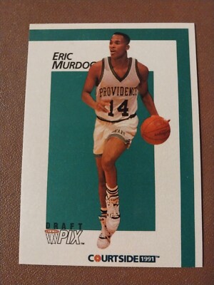 1991 ERIC MURDOCK COURTSIDE NBA ROOKIE CARD RC #37 PROVIDENCE MILWAUKEE ...