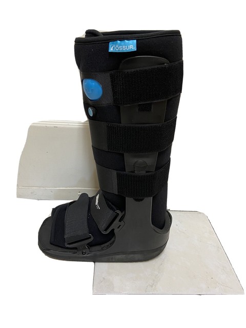 Ossur Unisex Walker DH Offloading Boot Large Black Injured Foot Ankle ...