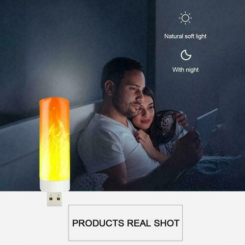 Led Usb Flame Lamp Computer Power Lading Mini Tragbares Licht ...
