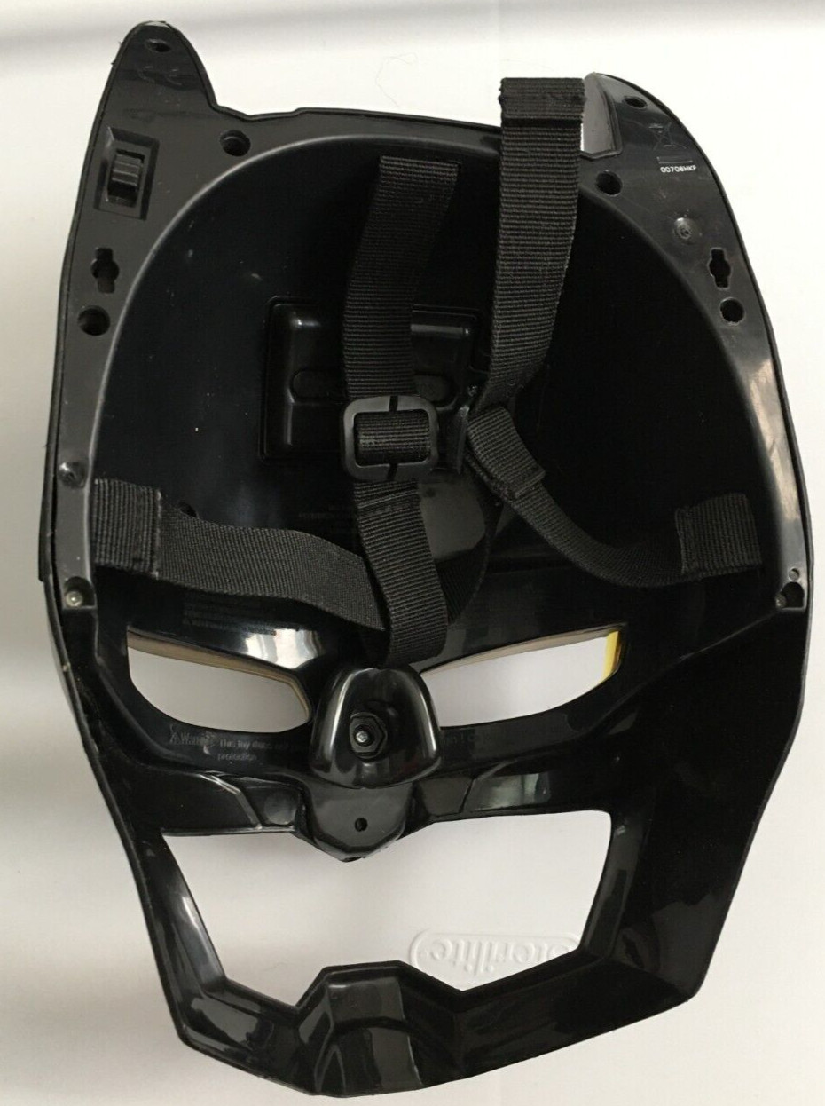 Batman Voice Changing Costume Mask Talking Eyes Light… - Gem