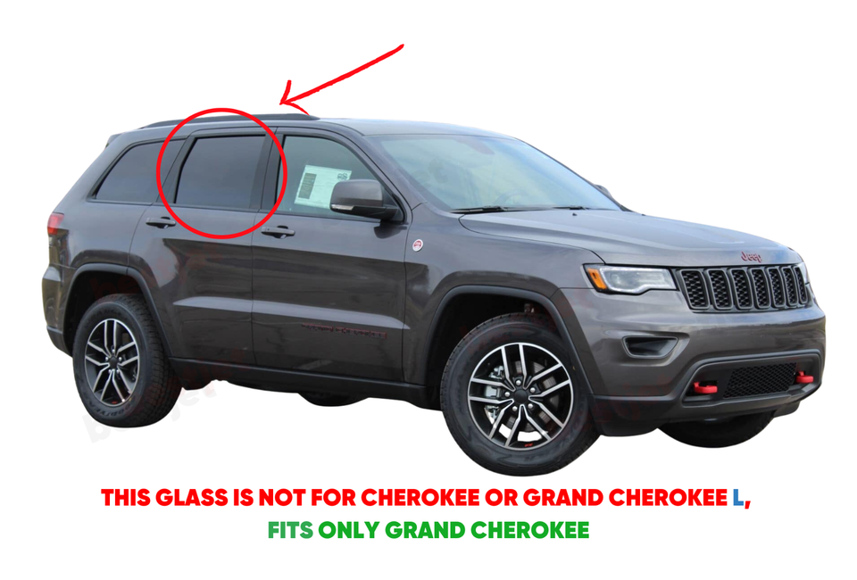 Fits 2011-2021 Jeep Grand Cherokee Passenger Side Right Rear Door ...