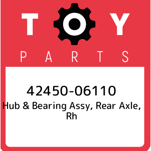 42450-06110 Toyota Hub & bearing assy, rear axle, rh 4245006110, New ...