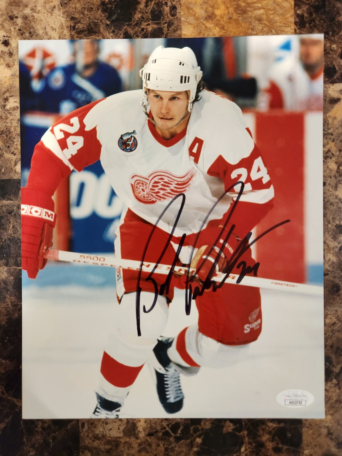 Bob Probert Autographed Memorabilia | Signed Photo, Jersey ...