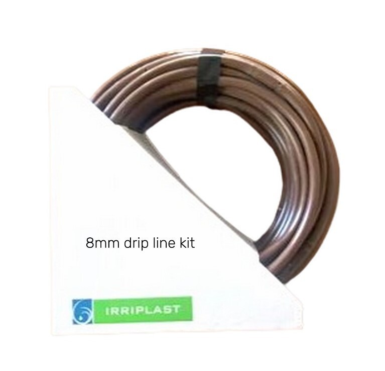 8mm in line drip irrigation system kit, 50 dripper build in /30 cm ...