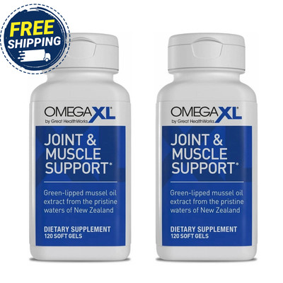 2Pack-Omega XL 120ct by Great HealthWorks - Potent, Joint Pain Relief ...