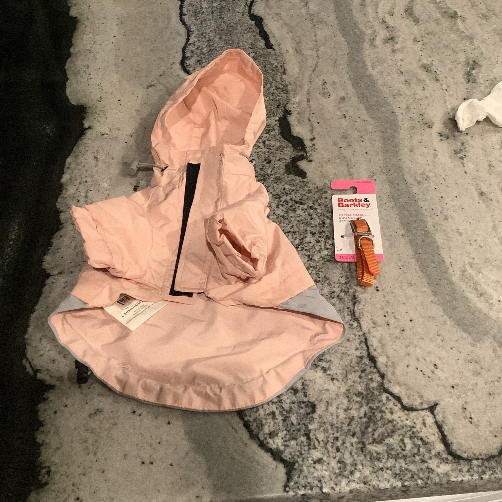 Reebok Pink Dog Raincoat / with Hoodie, Waterproof & Dog Collar | eBay