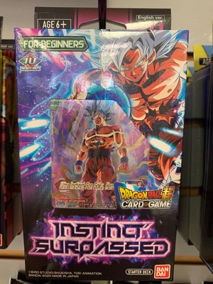 Dragon Ball Super CG SD11 Instinct Surpassed Trading Card Goku Starter ...