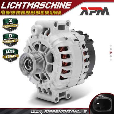 Lichtmaschine Generator 170A für BMW 3er E90 E91 E92 E93 E60 E61 E62 ...