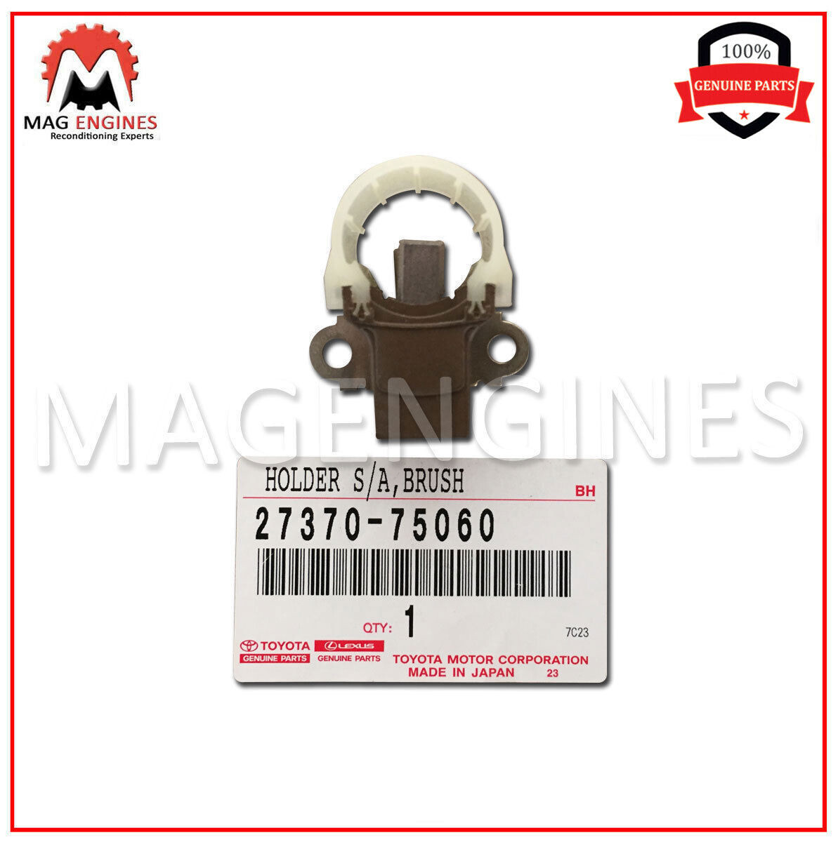 27370-75060 GENUINE OEM HOLDER ASSY, ALTERNATOR BRUSH 2737075060 | eBay ...