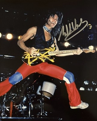 Eddie Van Halen signed photo with COA Autograph Signature Lead ...