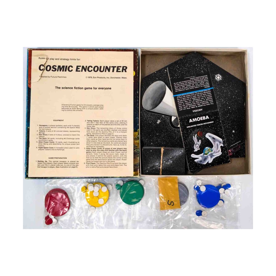 Eon Cosmic Encounter (1st Ed, 2nd) w/Expansion Set #1! VG/EX | eBay
