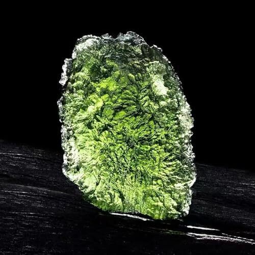 NECKLACE METEORITE MOLDAVITE GREEN IMPACT FRAGMENT METEOR STONE ...