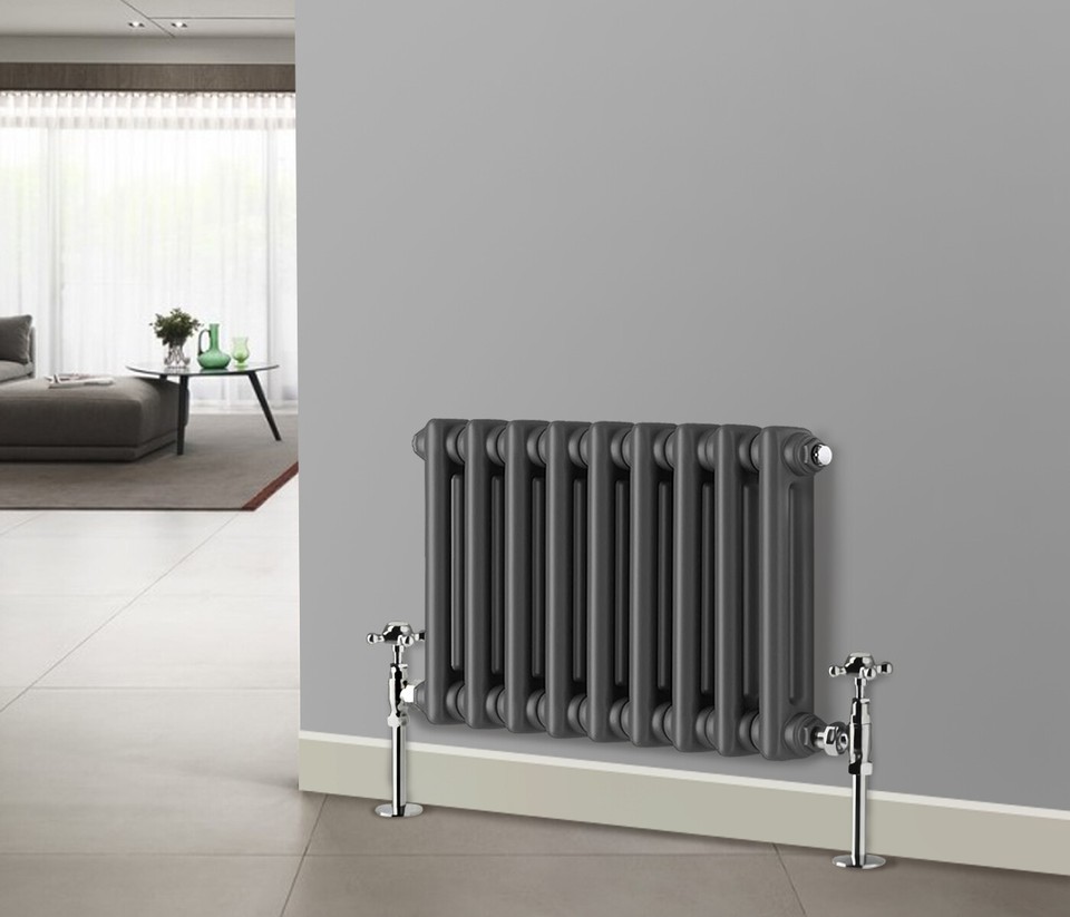 2 3 4 Column Traditional Cast Iron Style Horizontal Vertical Radiator ...